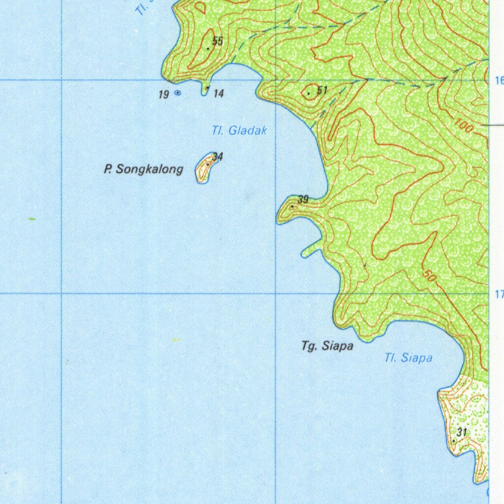 Popoh (1507-523) Map by Badan Informasi Geospasial | Avenza Maps