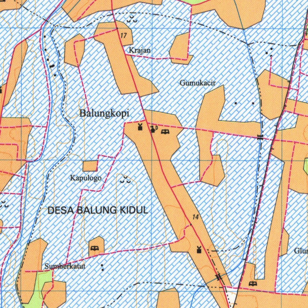 Balung (1607-613) Map by Badan Informasi Geospasial | Avenza Maps