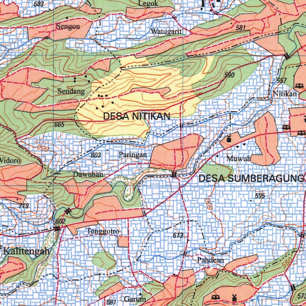 Magetan (1508-141) Map by Badan Informasi Geospasial | Avenza Maps