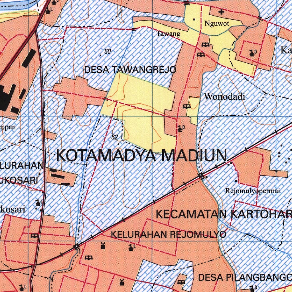 Nglames (1508-233) Map by Badan Informasi Geospasial | Avenza Maps