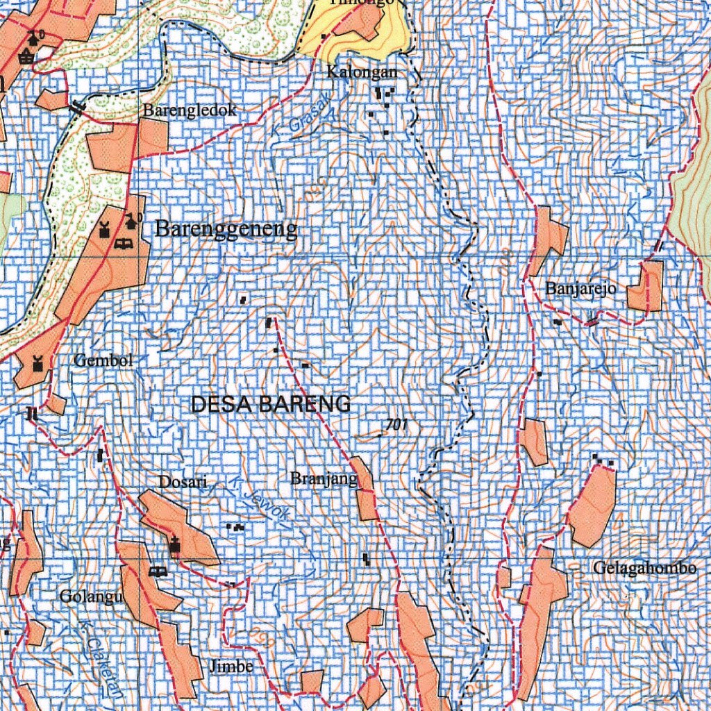 Berbek (1508-241) Map by Badan Informasi Geospasial | Avenza Maps