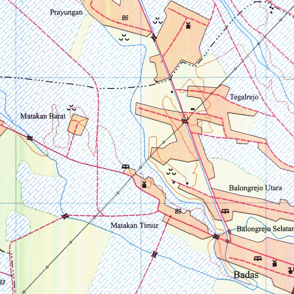 Kunjang (1508-332) Map by Badan Informasi Geospasial | Avenza Maps
