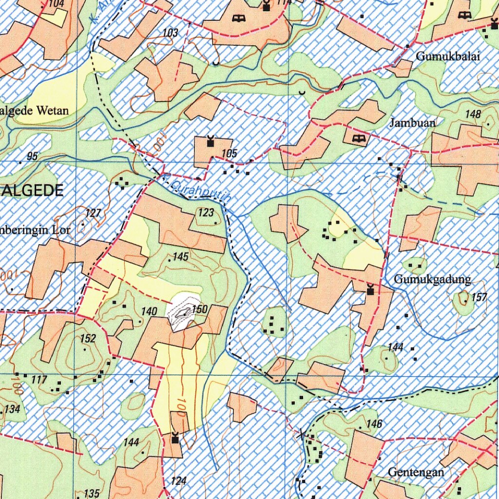 Jember (1607-632) Map by Badan Informasi Geospasial | Avenza Maps