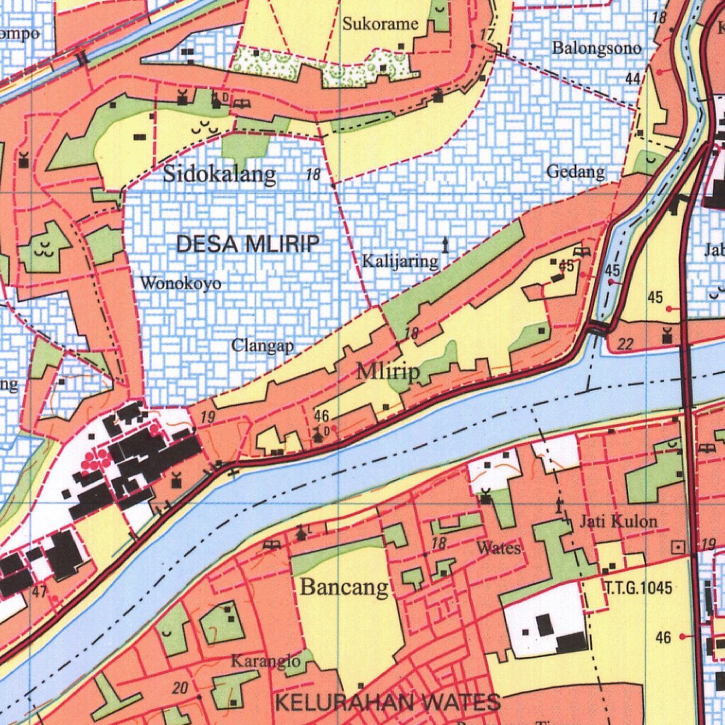 Mojokerto (1508-622) Map by Badan Informasi Geospasial | Avenza Maps