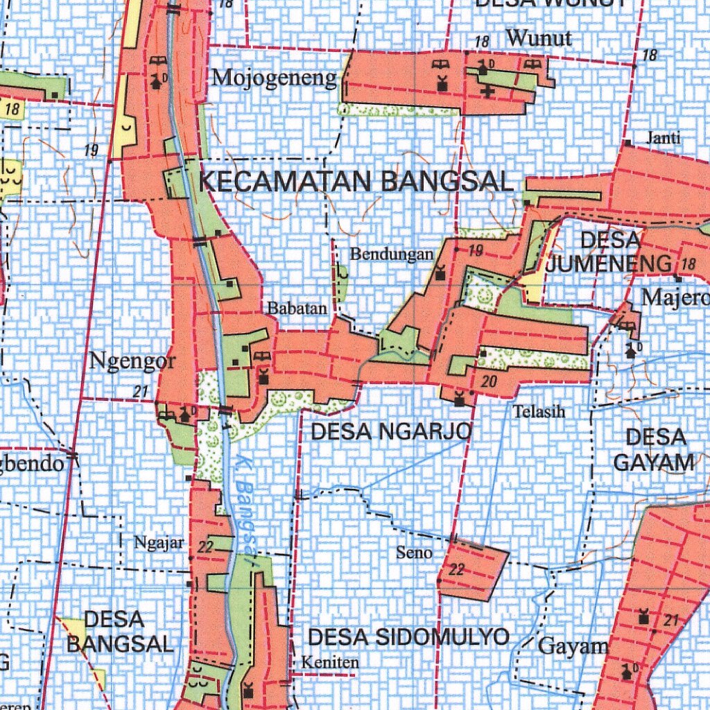Mojokerto (1508-622) Map by Badan Informasi Geospasial | Avenza Maps