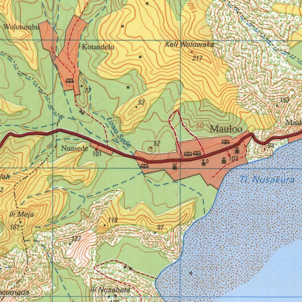Paga (2207-213) Map by Badan Informasi Geospasial | Avenza Maps
