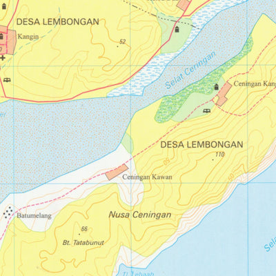Toyapakeh (1707-342) Map by Badan Informasi Geospasial | Avenza Maps