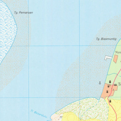 Toyapakeh (1707-342) Map by Badan Informasi Geospasial | Avenza Maps