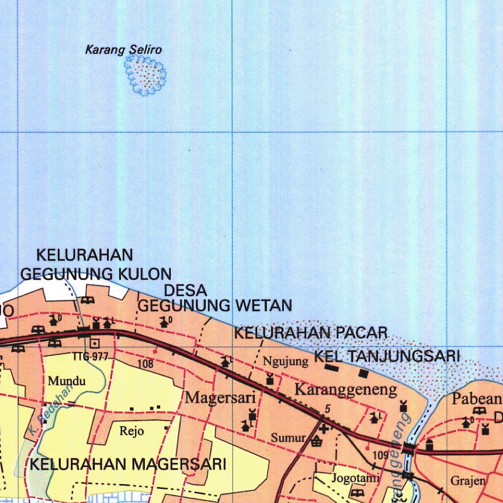 Rembang (1509-141) Map by Badan Informasi Geospasial | Avenza Maps