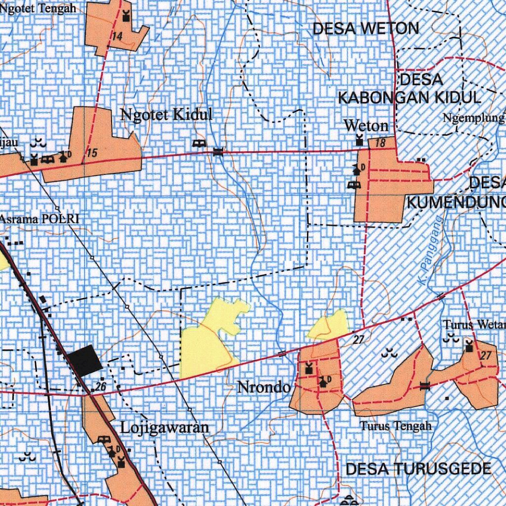 Rembang (1509-141) Map by Badan Informasi Geospasial | Avenza Maps