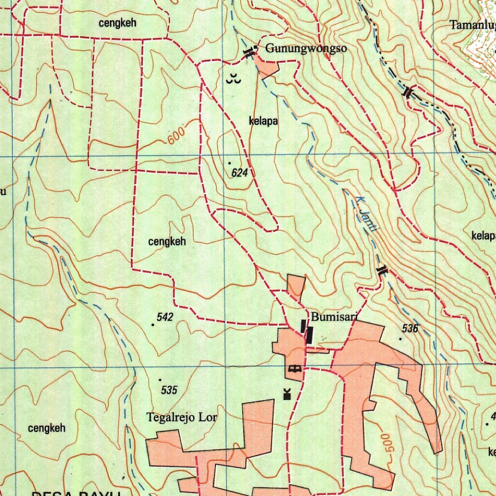 Songgon (1707-432) Map by Badan Informasi Geospasial | Avenza Maps