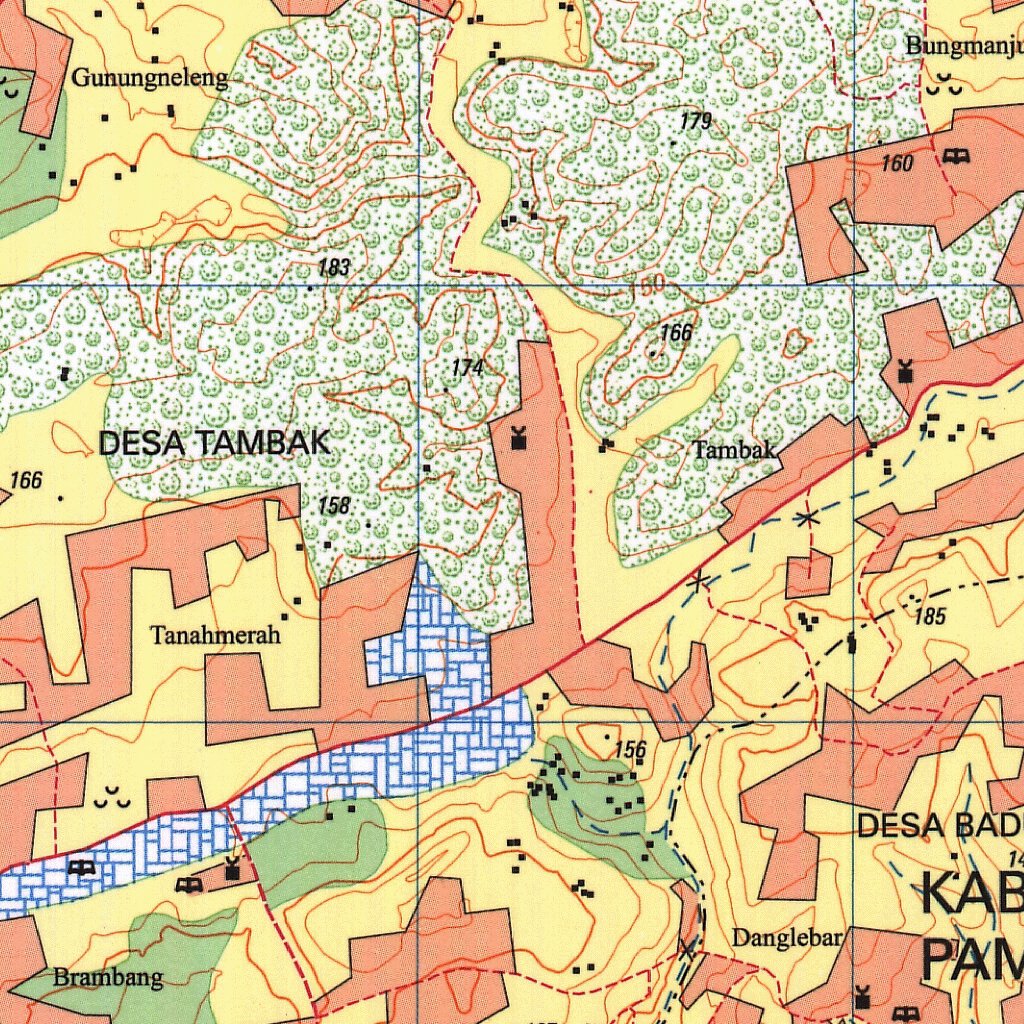 Omben (1608-543) Map by Badan Informasi Geospasial | Avenza Maps