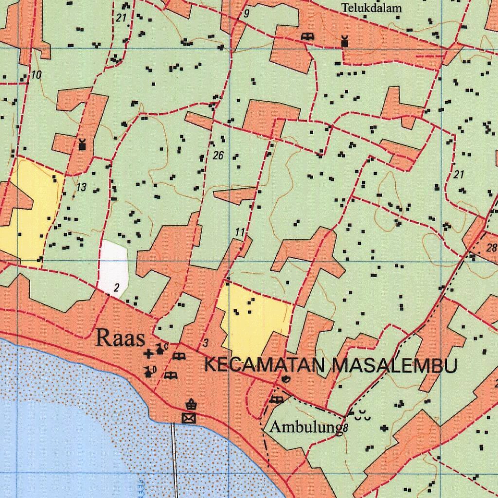 Raas (1710-144) Map by Badan Informasi Geospasial | Avenza Maps