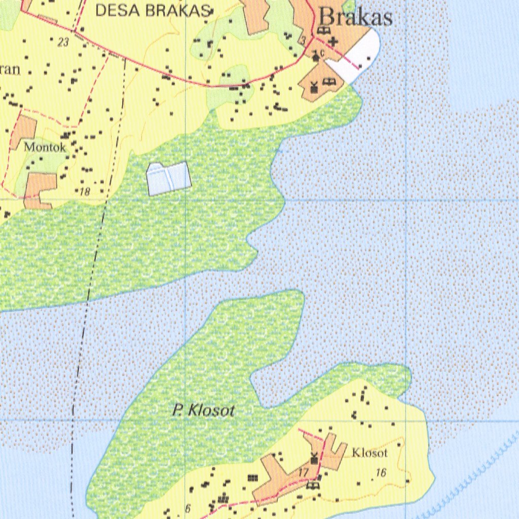 Brakas (1708-531) Map by Badan Informasi Geospasial | Avenza Maps