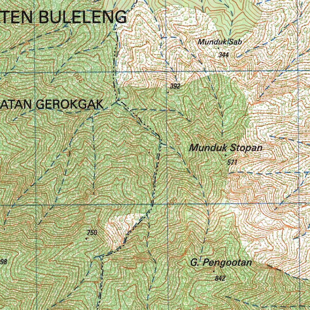 Gerokgak (1707-541) Map by Badan Informasi Geospasial | Avenza Maps