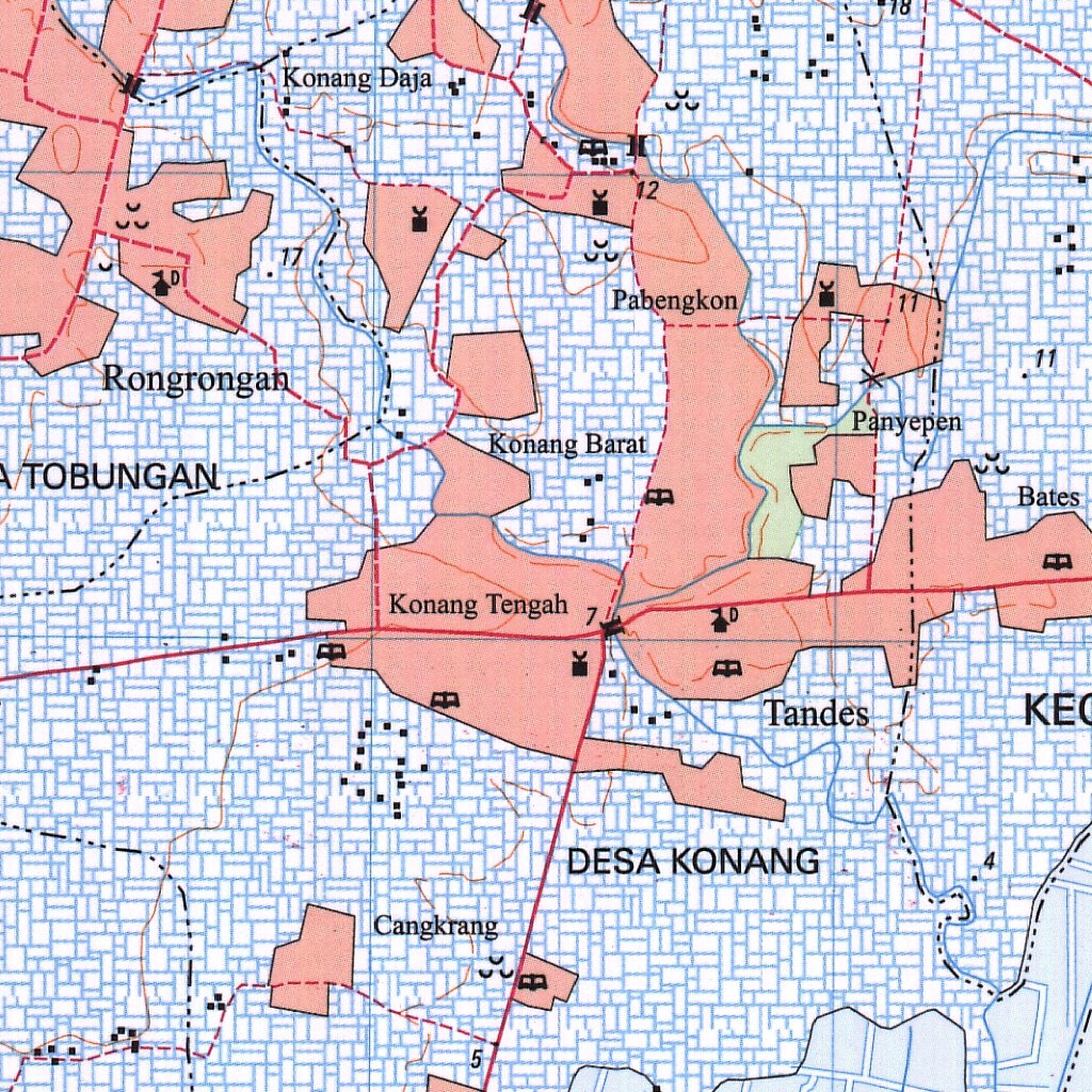 Pademawu (1608-631) Map by Badan Informasi Geospasial | Avenza Maps