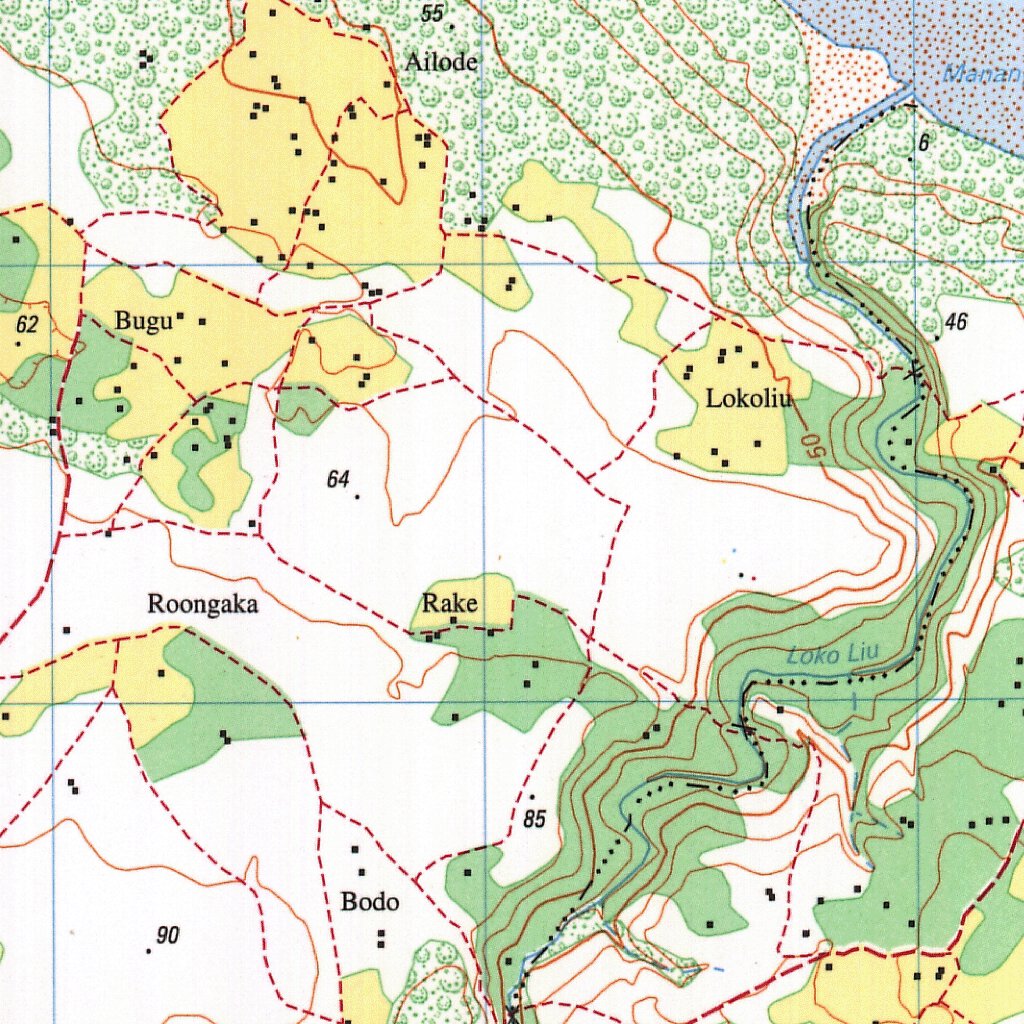 Bolou (2205-422) Map by Badan Informasi Geospasial | Avenza Maps
