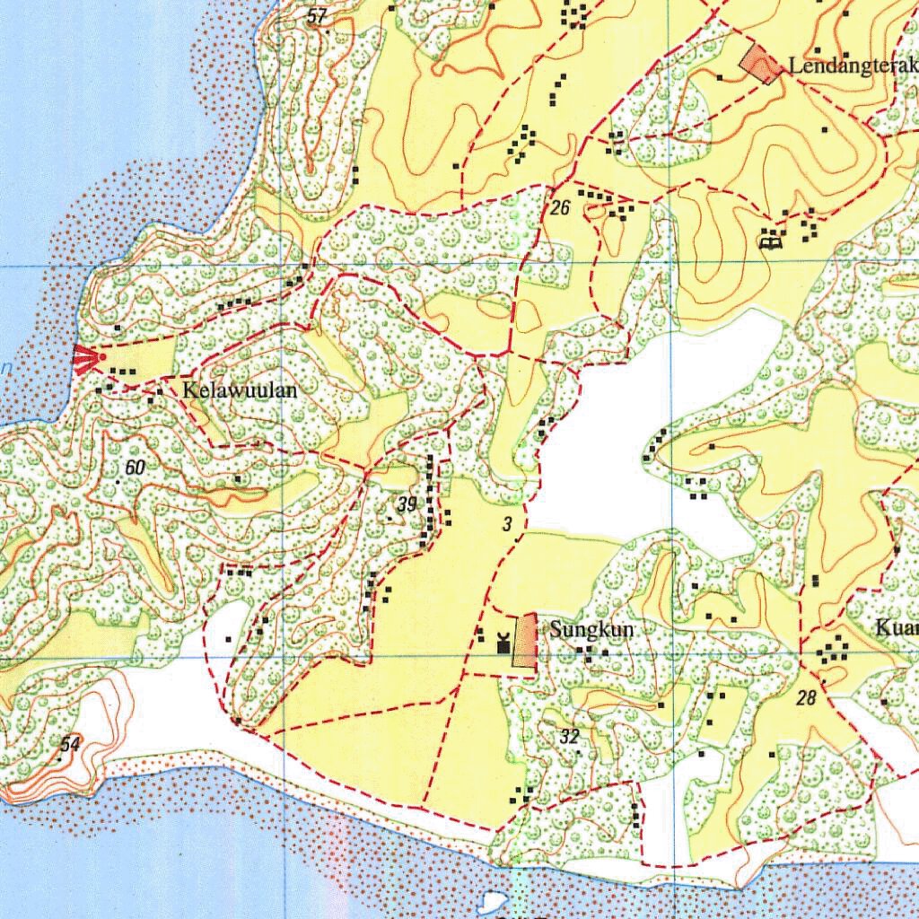Awang (1807-222) Map by Badan Informasi Geospasial | Avenza Maps