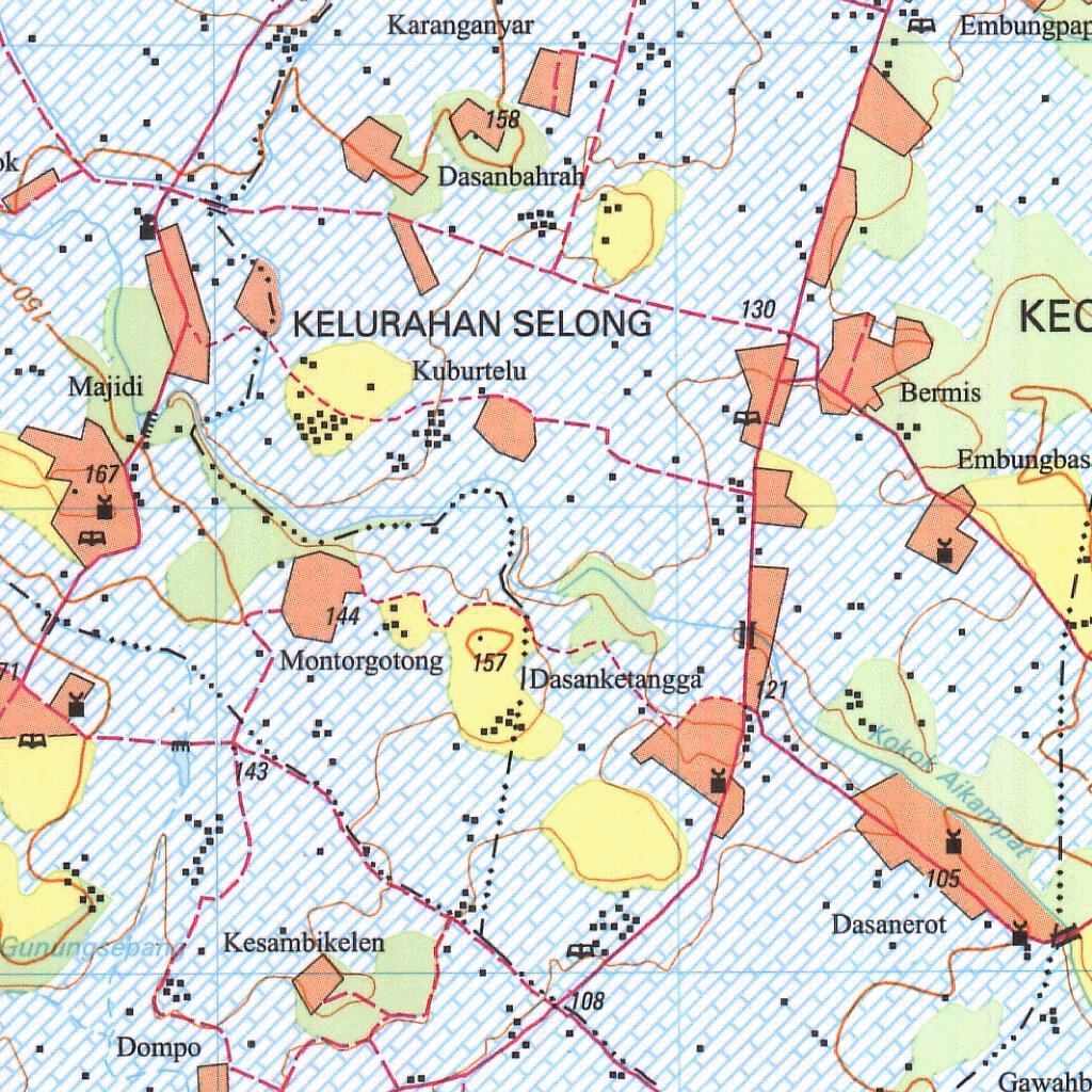 Selong (1807-331) Map by Badan Informasi Geospasial | Avenza Maps