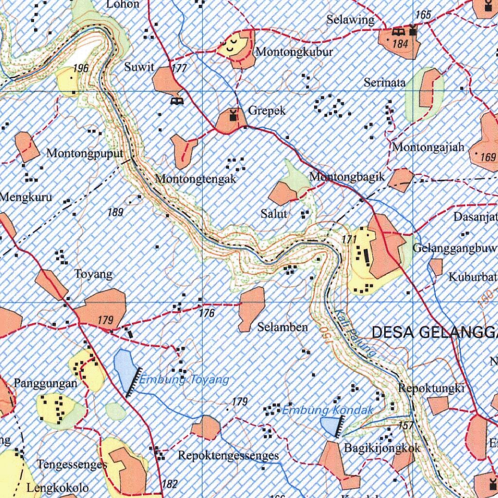Terara (1807-242) Map by Badan Informasi Geospasial | Avenza Maps