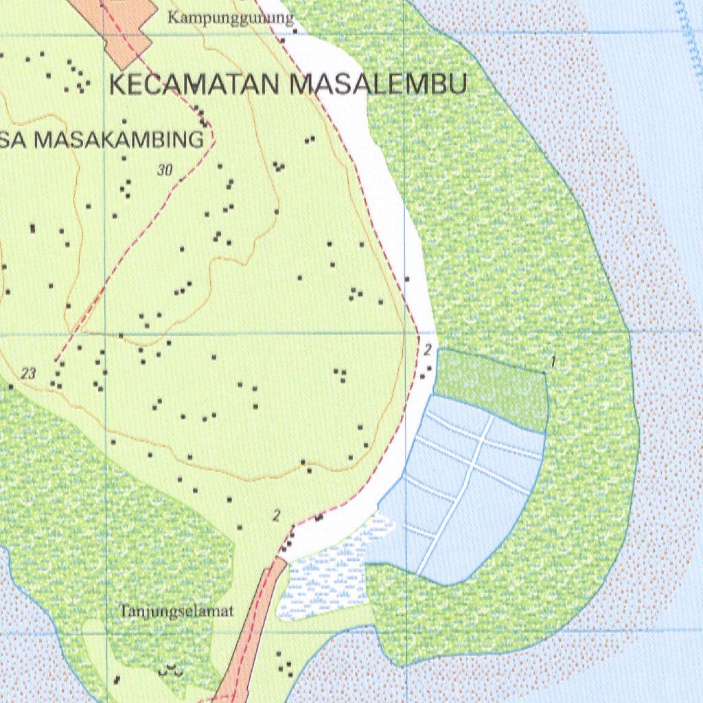 Ketapang (1710-422) Map by Badan Informasi Geospasial | Avenza Maps
