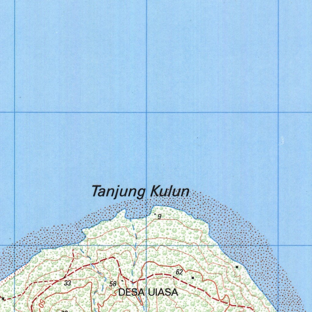 Tanjung Kulun (2305-444) Map by Badan Informasi Geospasial | Avenza Maps