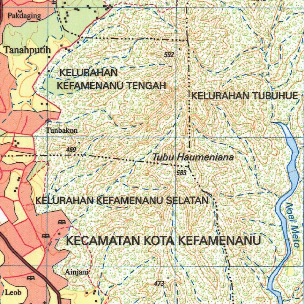 Kefamenanu (2306-622) Map by Badan Informasi Geospasial | Avenza Maps