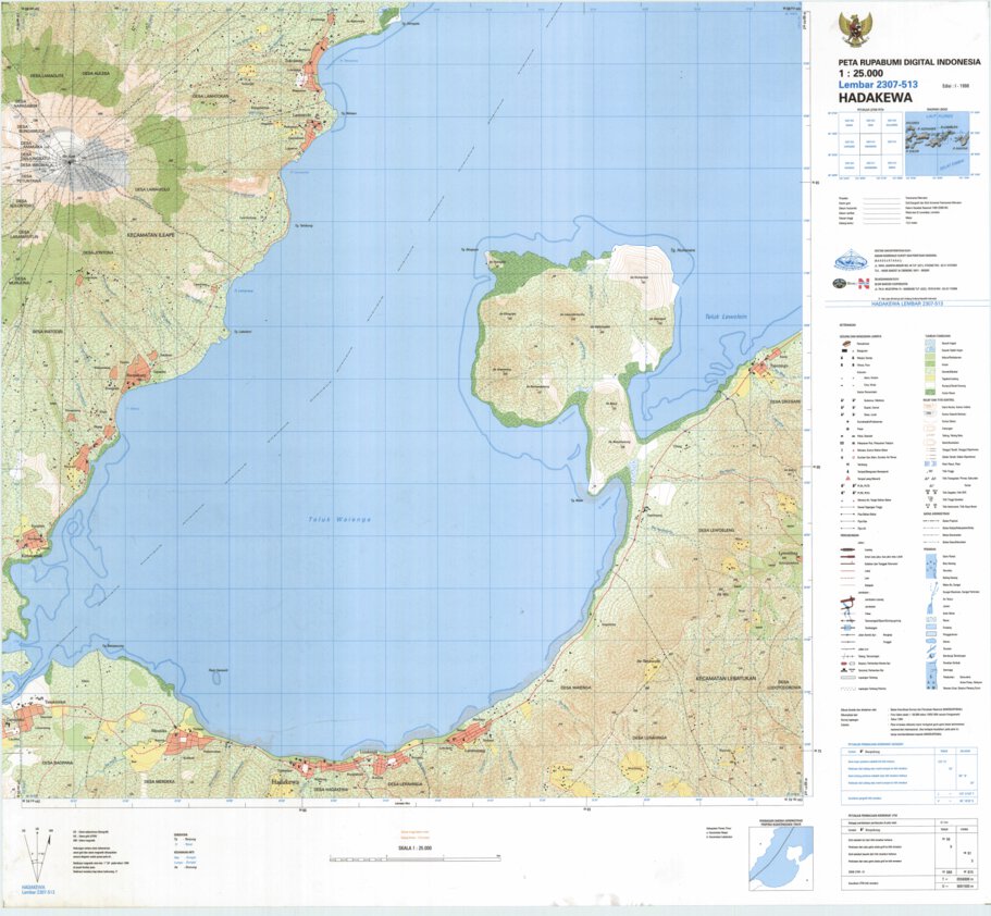 Hadakewa (2307-513) Map by Badan Informasi Geospasial | Avenza Maps