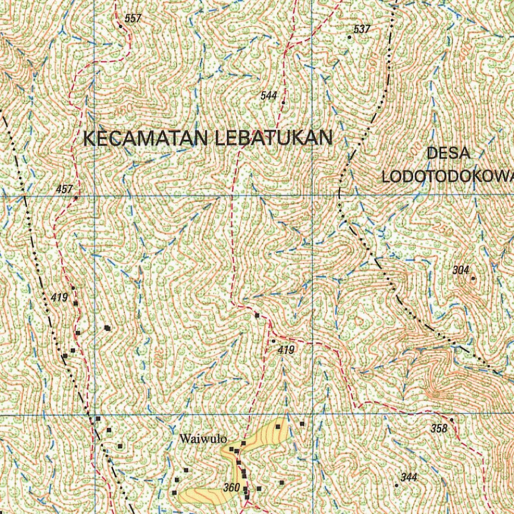 Hadakewa (2307-513) Map by Badan Informasi Geospasial | Avenza Maps