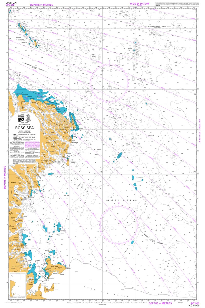 Ross Sea Map by Land Information New Zealand | Avenza Maps