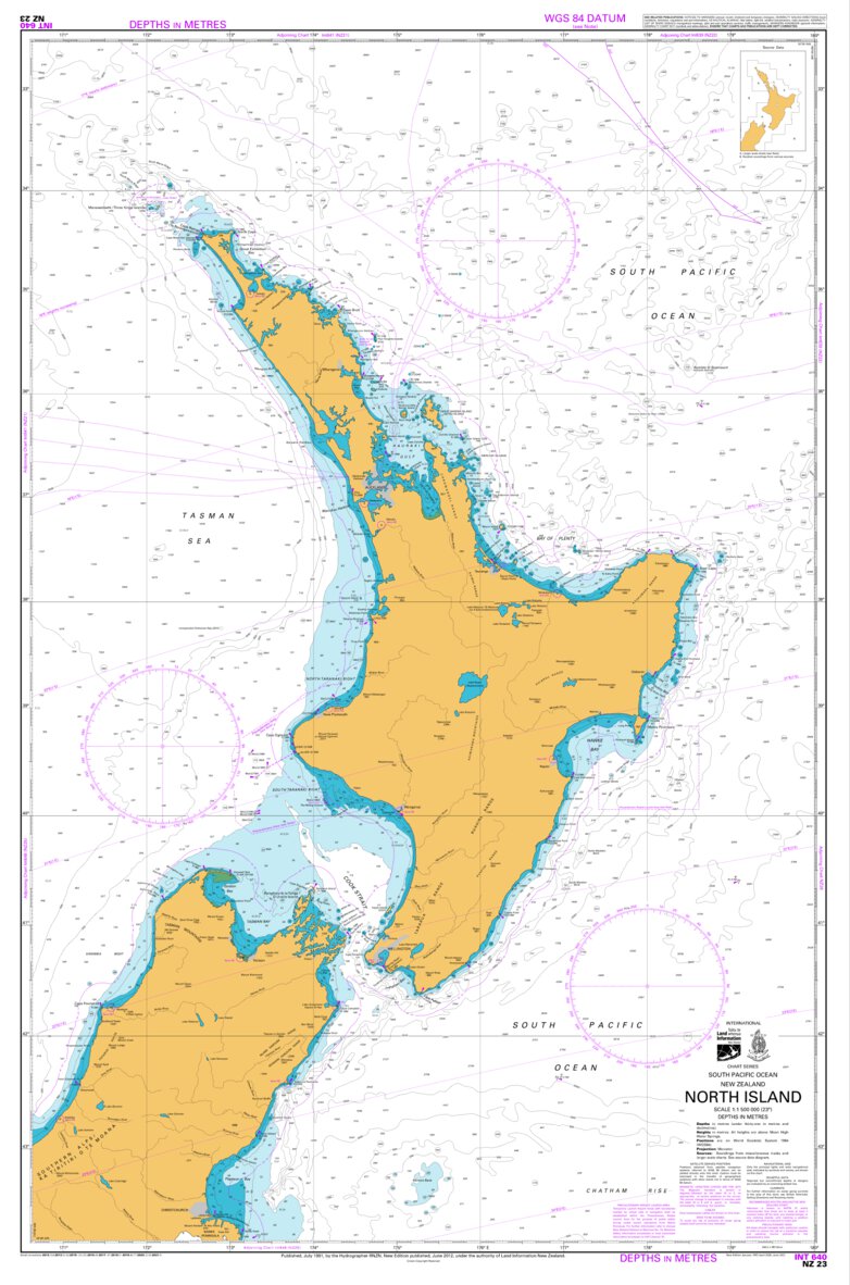 North Island Map by Land Information New Zealand | Avenza Maps
