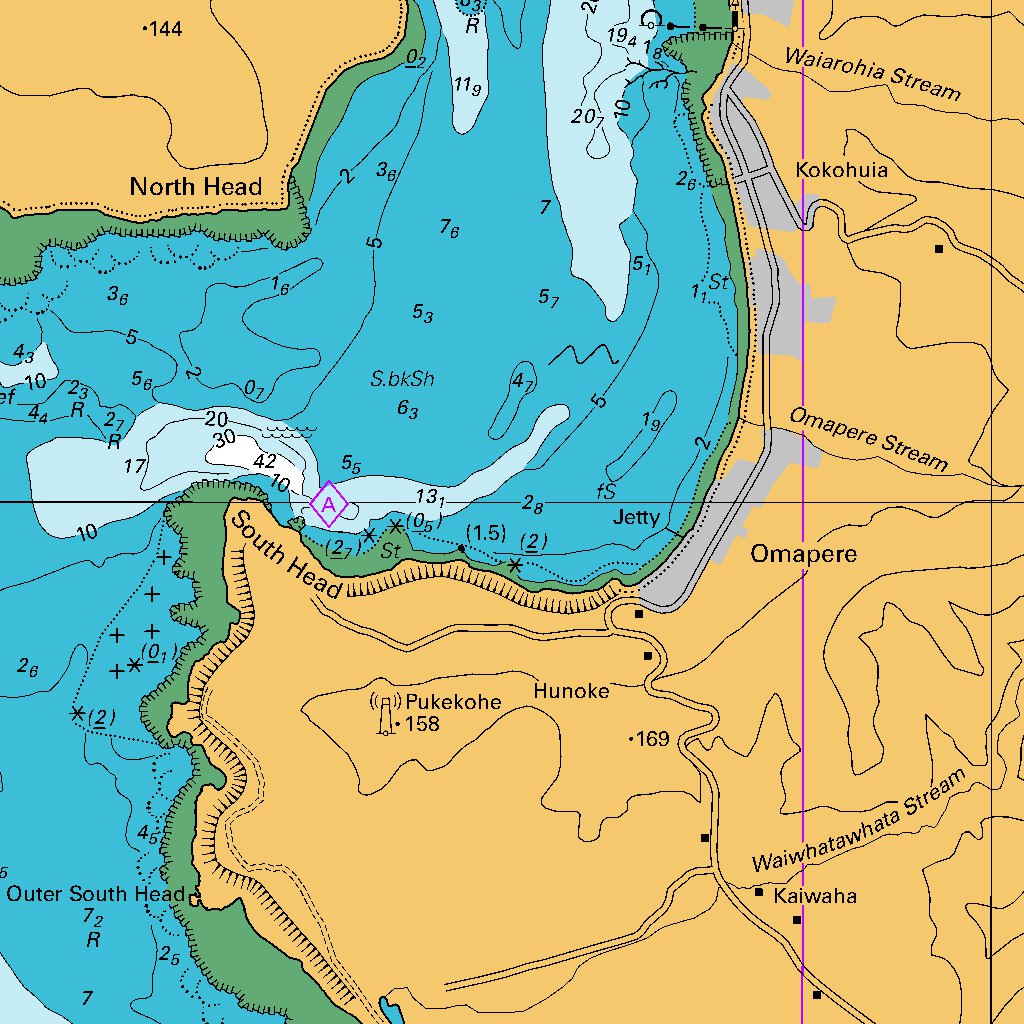 Hokianga Harbour Map by Land Information New Zealand | Avenza Maps