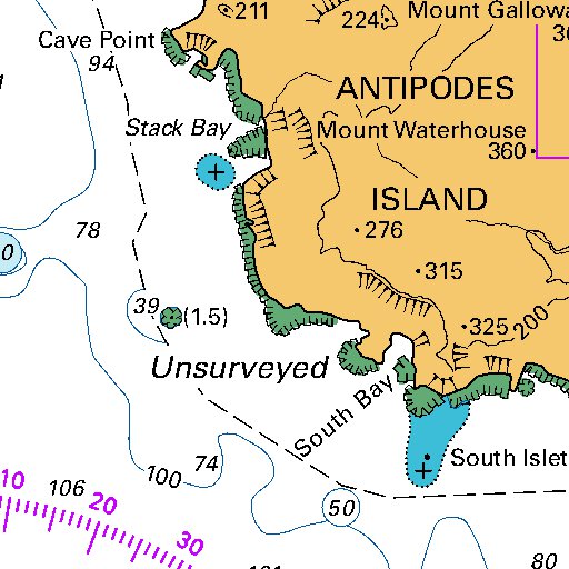 Antipodes Island Group Map by Land Information New Zealand | Avenza Maps