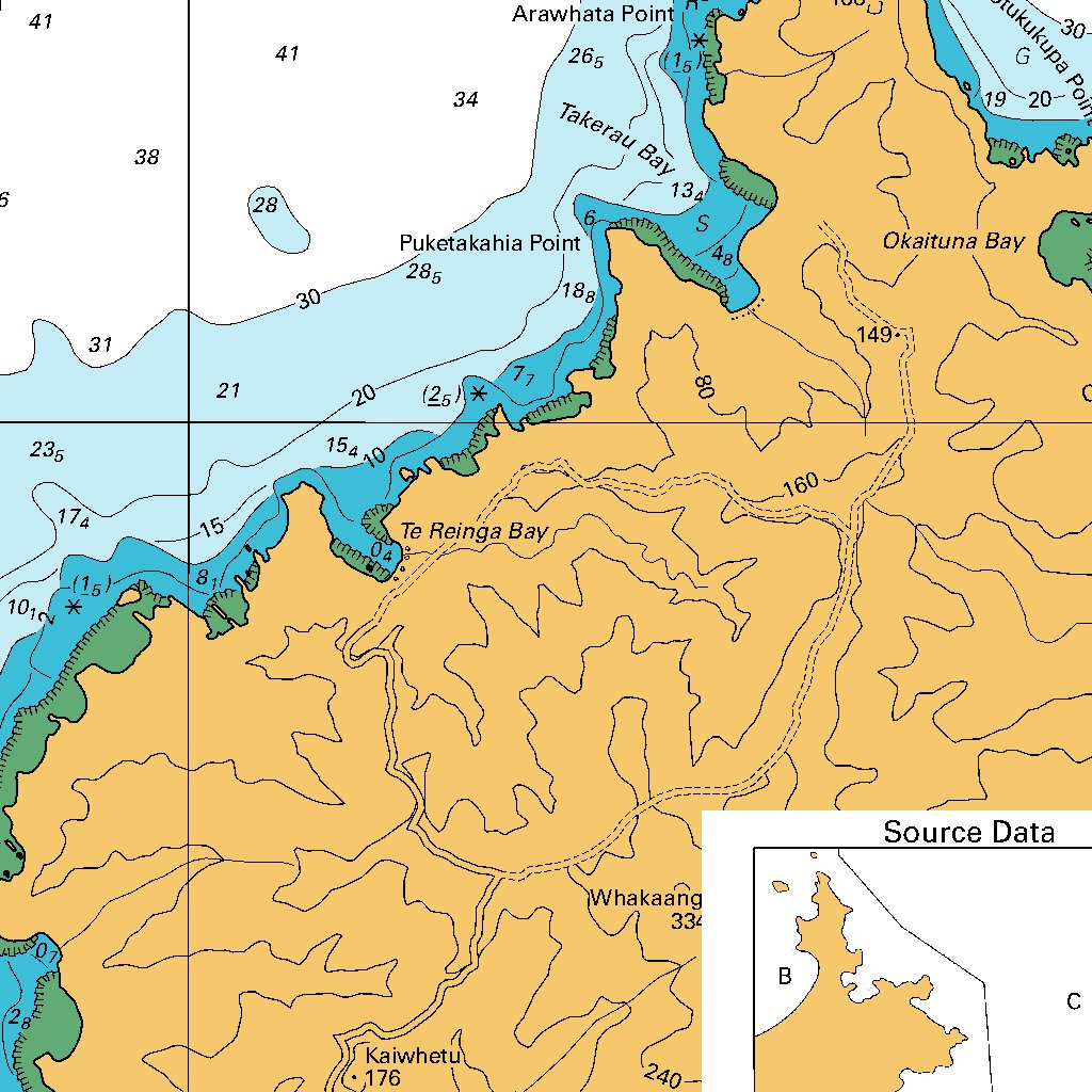 Doubtless Bay Map by Land Information New Zealand | Avenza Maps