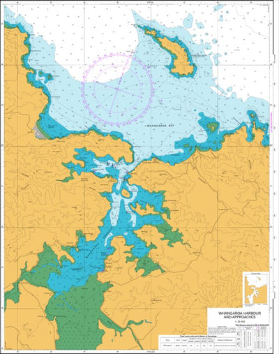 Whangaroa Harbour and Approaches Map by Land Information New Zealand ...