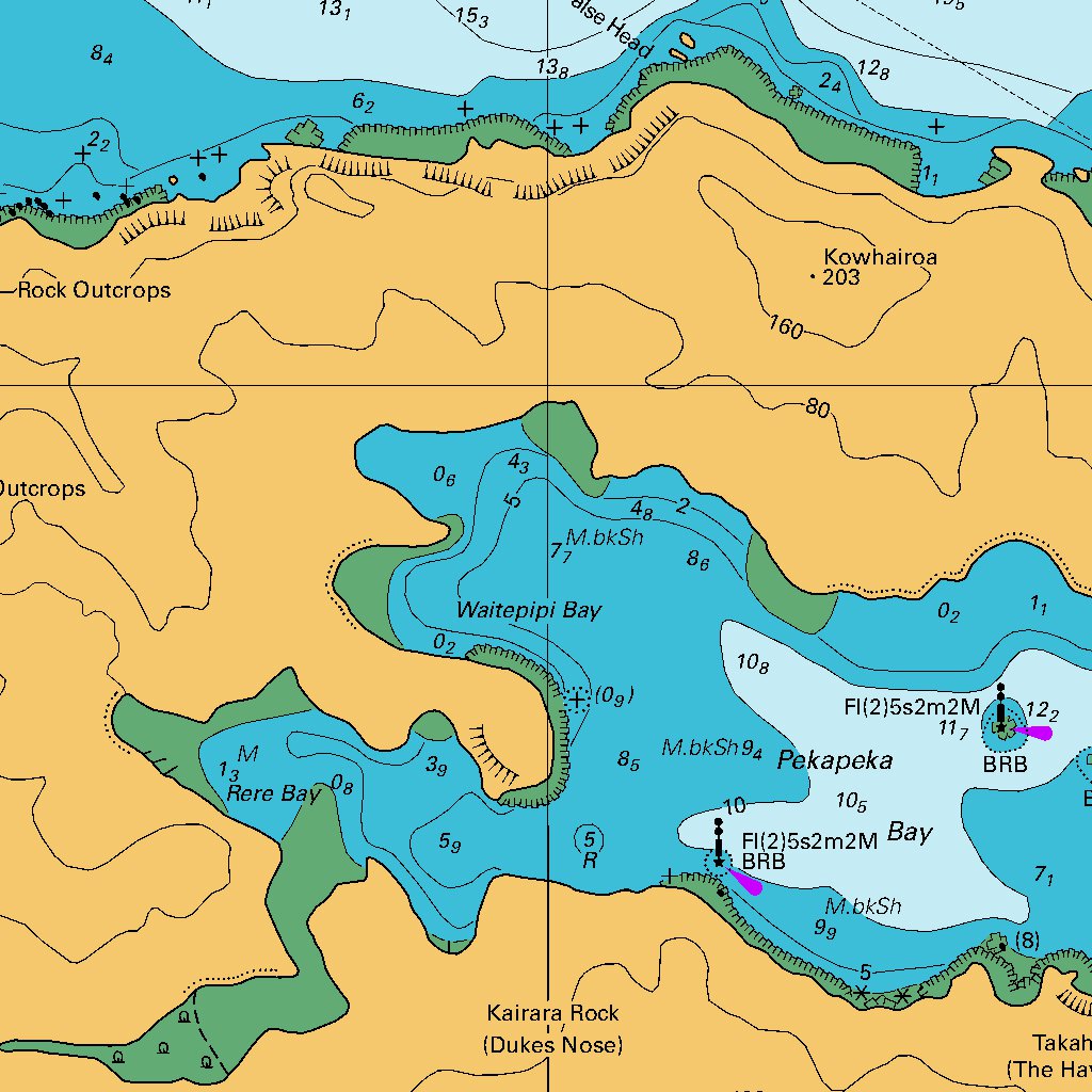 Whangaroa Harbour and Approaches Map by Land Information New Zealand ...