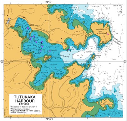 Tutukaka Harbour Map by Land Information New Zealand | Avenza Maps