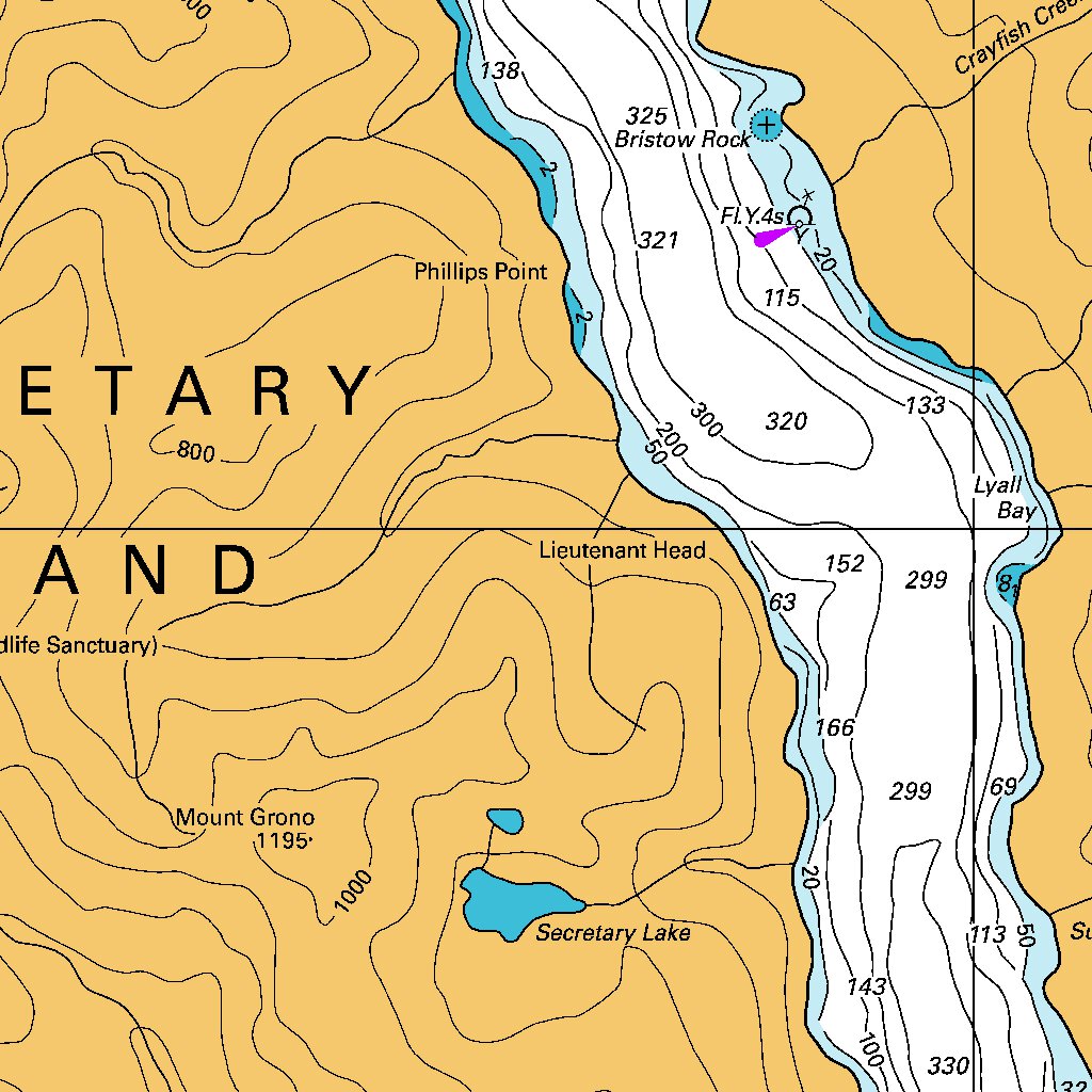 Charles Sound to Dagg Sound Map by Land Information New Zealand ...