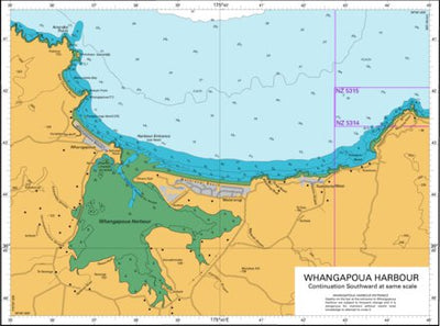 Whangapoua Harbour Map by Land Information New Zealand | Avenza Maps