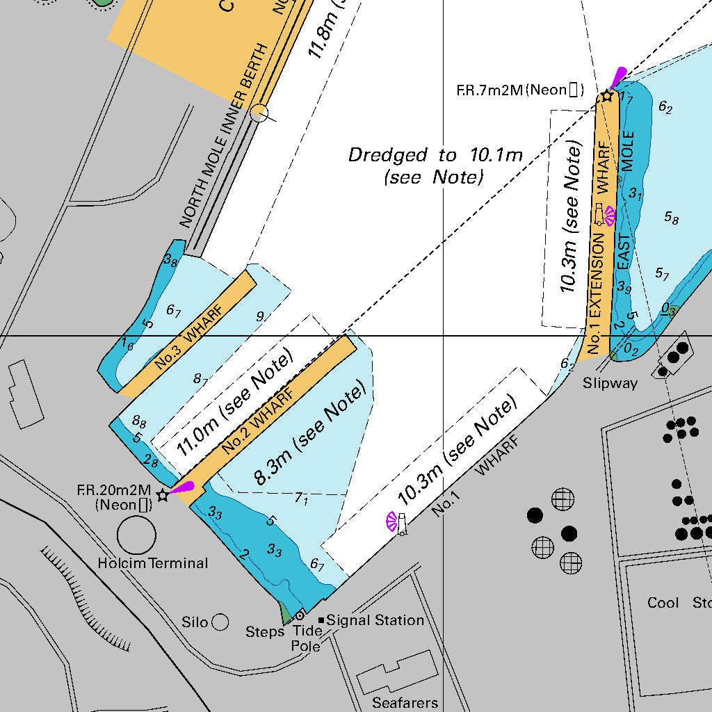 Timaru Harbour Map by Land Information New Zealand | Avenza Maps