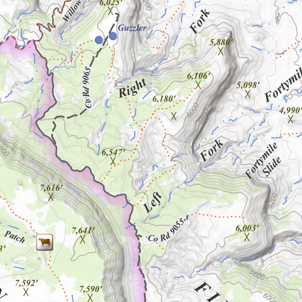 Fiftymile Bench, Utah 15 Minute Topographic Map by Apogee Mapping, Inc ...