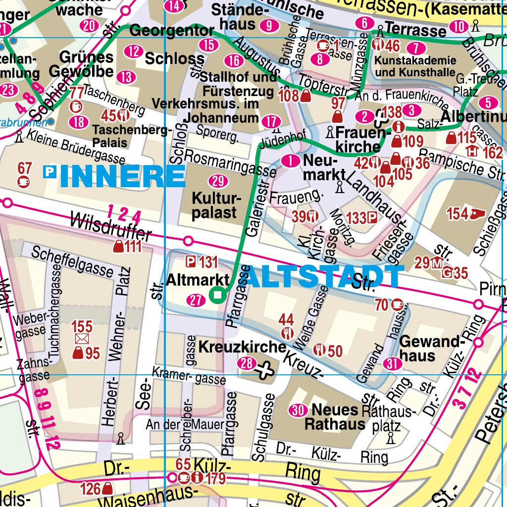 Citymap Dresden 2022 Map by Reise Know-How Verlag Peter Rump GmbH ...