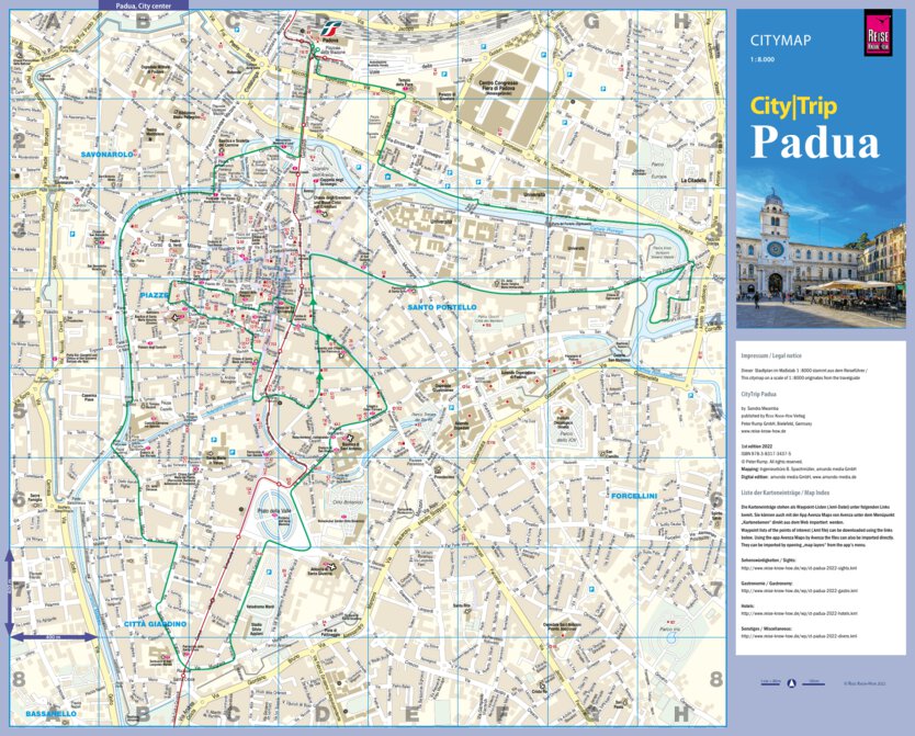 Citymap Padua 2022 Map by Reise Know-How Verlag Peter Rump GmbH ...