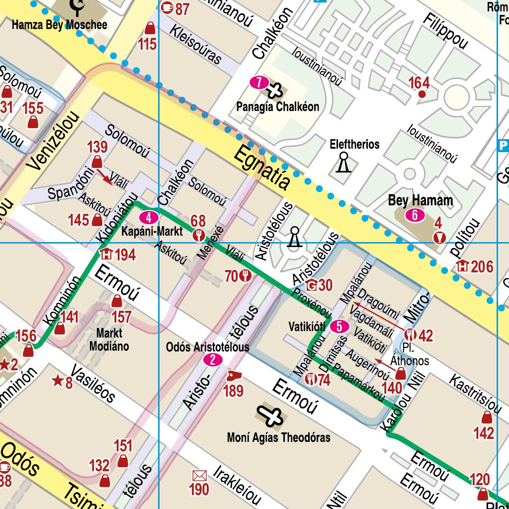 Citymap Thessaloniki 2022 Map by Reise Know-How Verlag Peter Rump GmbH ...
