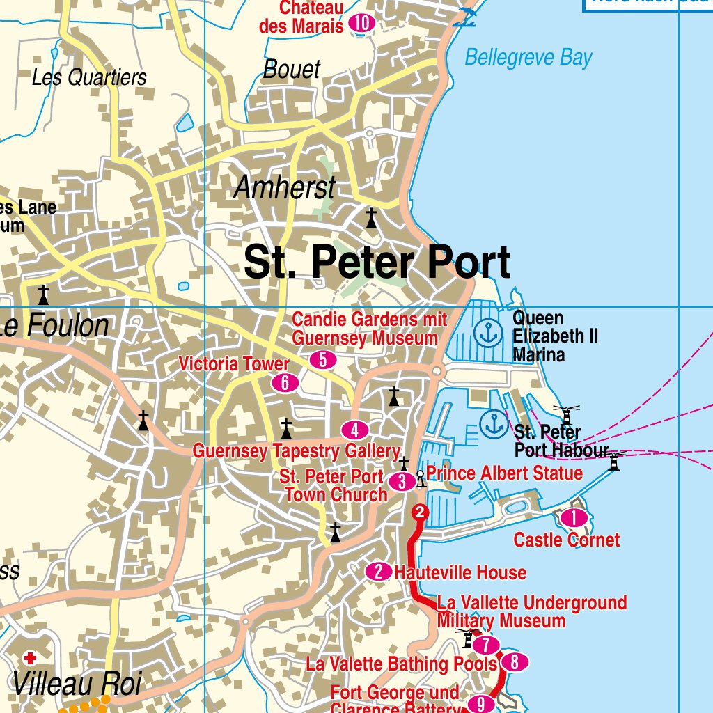 Islandmap Guernsey 2022 Map by Reise Know-How Verlag Peter Rump GmbH ...