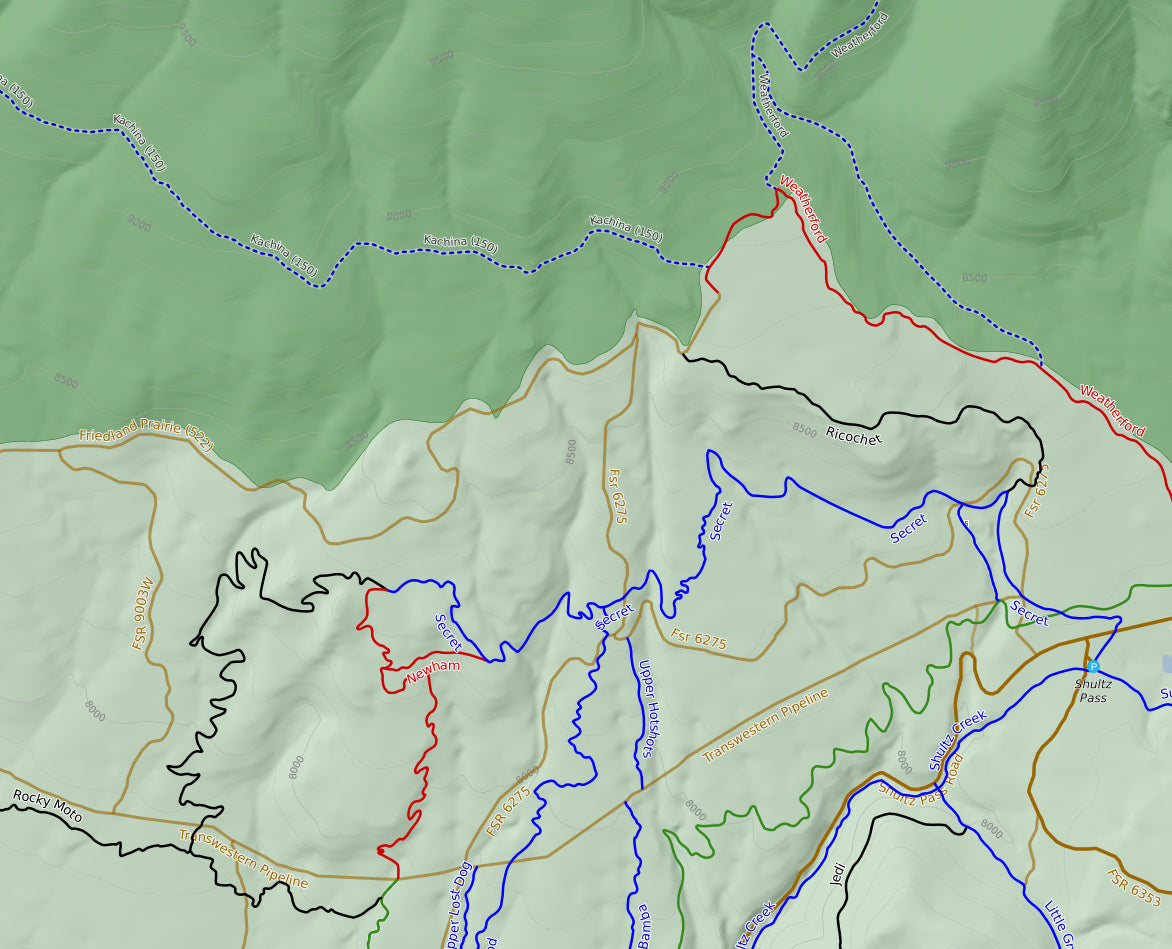 Flagstaff MTB and Hike Map by Orbital View, Inc. | Avenza Maps