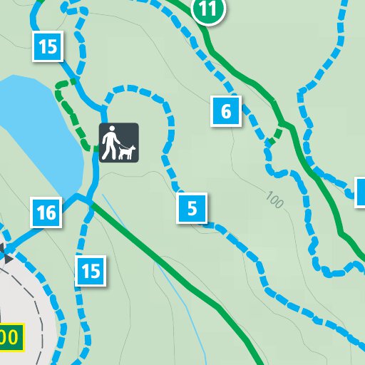 Great Otway National Park - Eumeralla Visitor Area Map by Parks ...