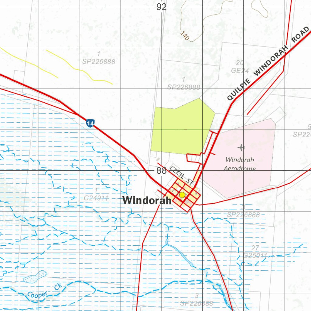 Windorah (7447) Map by Department of Resources | Avenza Maps