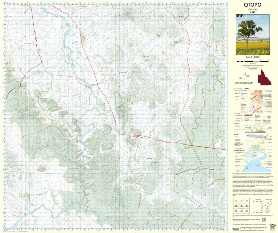 Cracow (8947) Map by Department of Resources | Avenza Maps