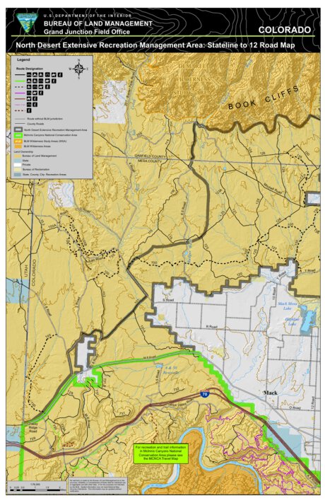 North Desert Extensive Recreation Management Area: Stateline to 12 Road ...